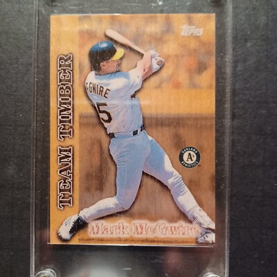 1997 Topps Team Timber #TT12 Mark McGwire | eBay