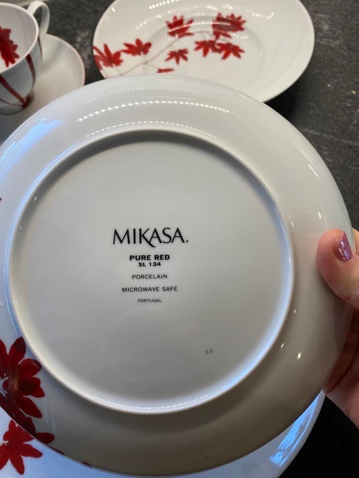 Mikasa Pure Red Porcelain 5-Piece Place Setting | eBay