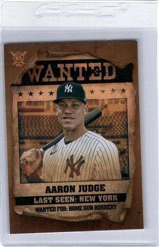 AARON JUDGE 2021 TOPPS BIG LEAGUE WANTED YANKEES | eBay