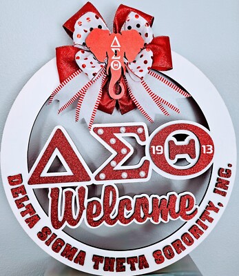 Delta Sigma Theta Welcome Sign | eBay
