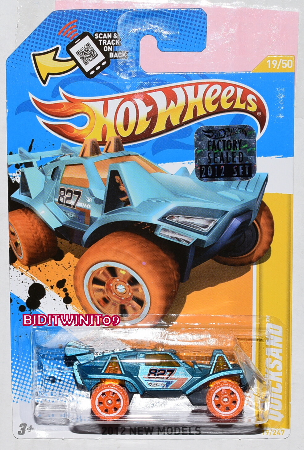 HOT WHEELS 2012 NEW MODELS QUICKSAND BLUE FACTORY SEALED | eBay