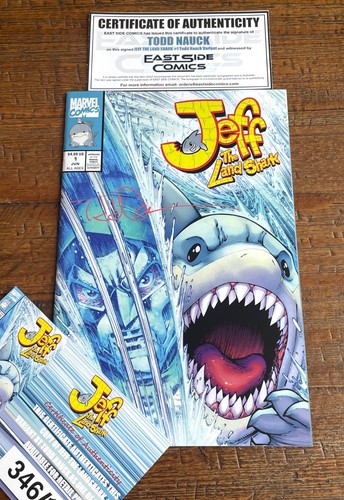 JEFF THE LAND SHARK #1 TODD NAUCK SIGNED HULK 340 HOMAGE VARIANT DR ...