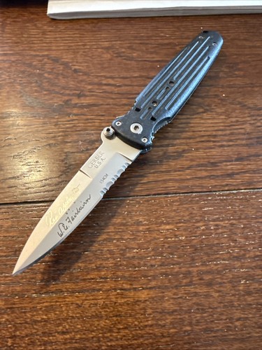 Gerber USA Applegate Fairbairn Combat Folder Knife Combo Edge Blade | eBay