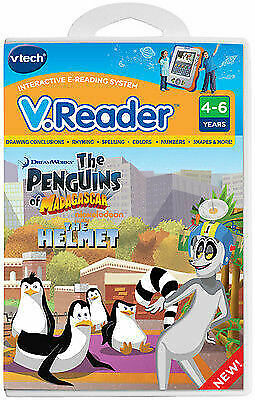 VTech V.reader Penguins of Madagascar Game Cartridge VReader Dreamworks ...