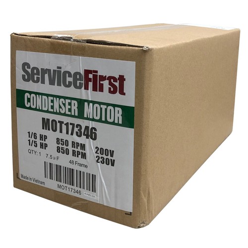 Trane American Standard MOT18685 Condenser Fan Motor 1/5 HP, 200-230V ...