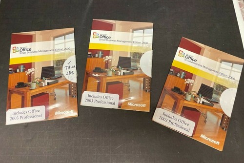 Microsoft Office Small Business Management Edition 2006 (QTY 3) | eBay