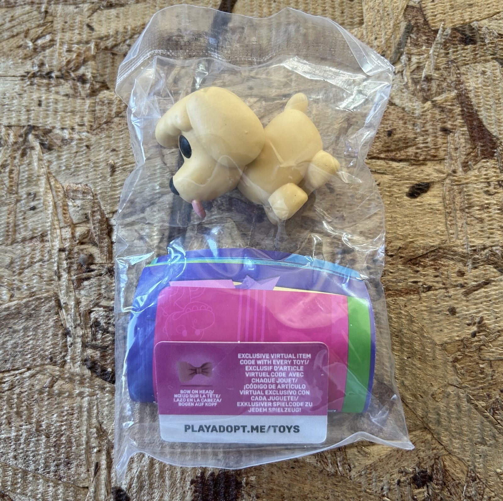 Toy Poodle Adopt Me Mystery Pet Series 4 Toy & Bow On Head Code | eBay