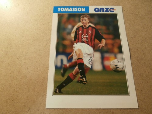 TOMASSON, MILAN AC, RARE 2003 FOOTBALL ROOKIE CARD ONZE MONDIAL (JT29 ...