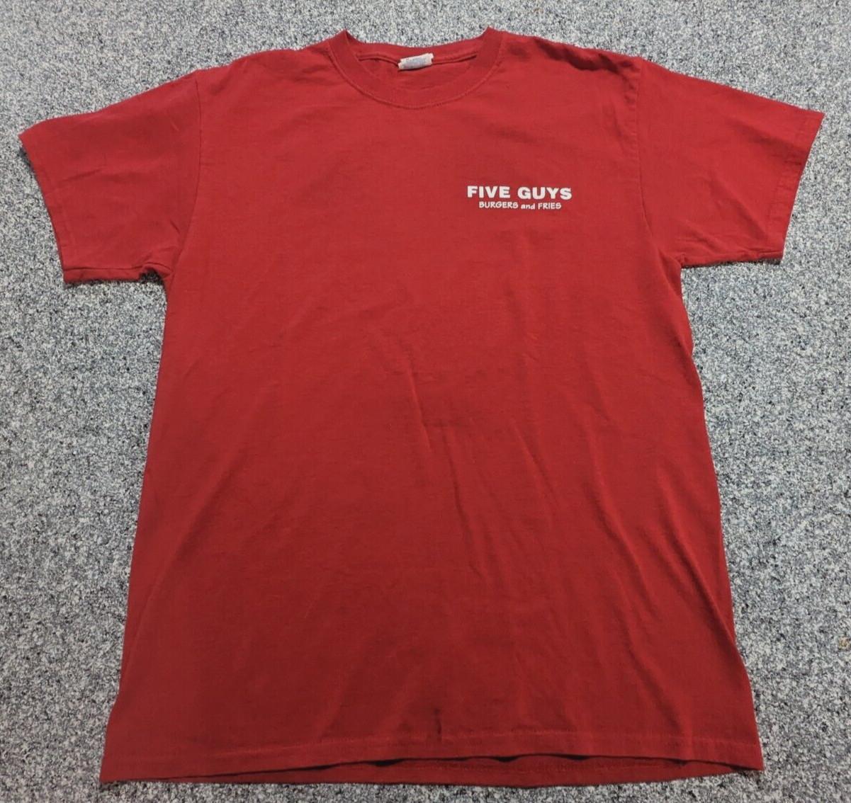 Five Guys Burgers & Fries ~ Employee Uniform Work T-S… - Gem