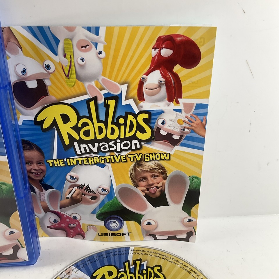 Rabbids Invasion The Interactive TV Show - PS4 PlayStation 4 | eBay