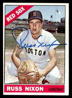1966 Topps Baseball #227 Russ Nixon Signed Autograph (no COA) *d8 | eBay