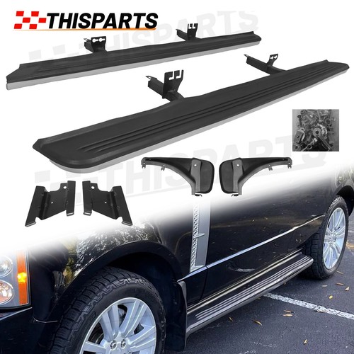For 2003-2012 Land Range Rover Side Step Nerf Bars Rails Running Boards ...