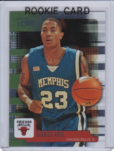 DERRICK ROSE ROOKIE CARD 2008 Upper Deck Chicago Bulls NBA ULTIMATE ...