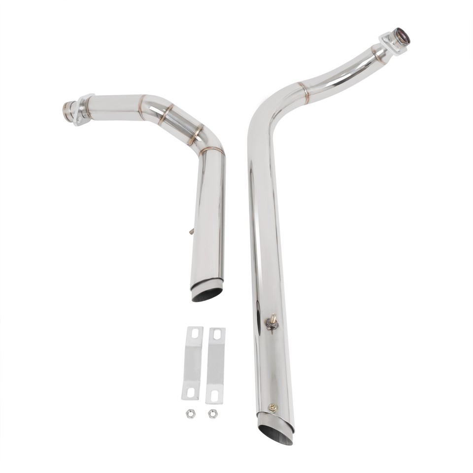 Chrome Shortshots Staggered Exhaust Pipes Kit For Honda Shadow ACE 750 ...