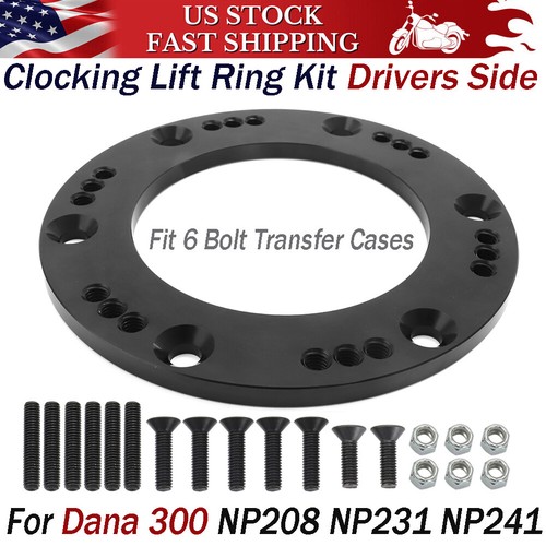 Clocking Ring Kit For Dana 300 NP208 NP231 NP241 Round 6 Bolt -Driver ...