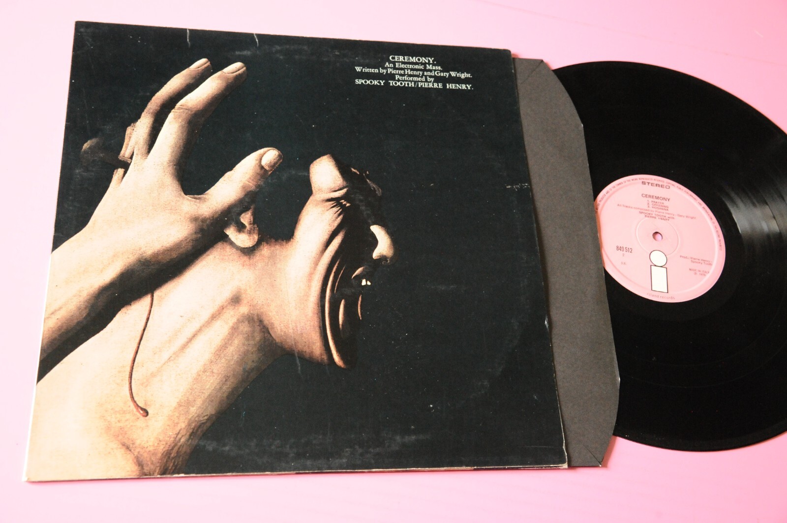Pierre Henry Spooky Tooth LP Ceremony Orig Italy 1970 Pink Label EX | eBay