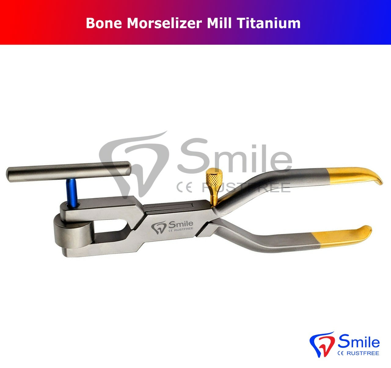 Bone Morselizer Bone Mill Crusher With Titanium Plates Dental Implant ...