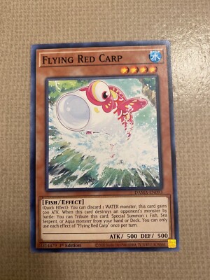Yu-Gi-Oh! flying red carp mint common 1st ed DAMA-EN093 | eBay