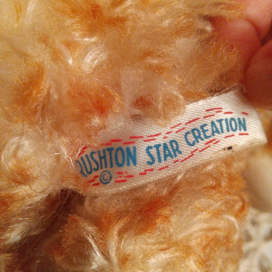 Rushton Rubber Face Plush Toy Rabbit Bunny H:30cm Vintage Doll with tag ...