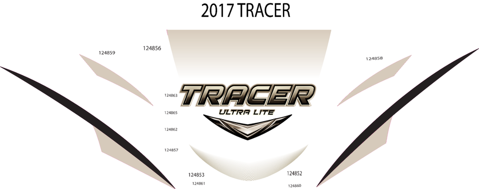 2017 Prime Time Tracer Travel Trailer - Front Cap RV Decals | eBay
