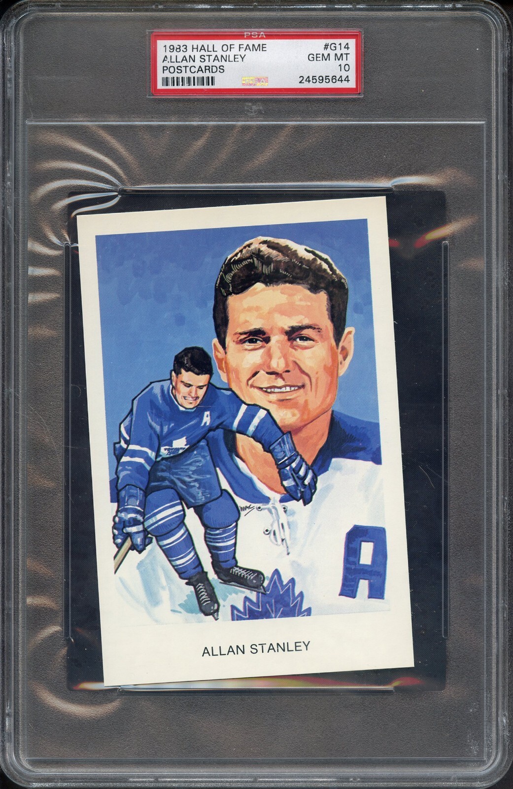 1983 HALL OF FAME POSTCARDS G14 ALLAN STANLEY PSA GEM MT 10 HK | eBay