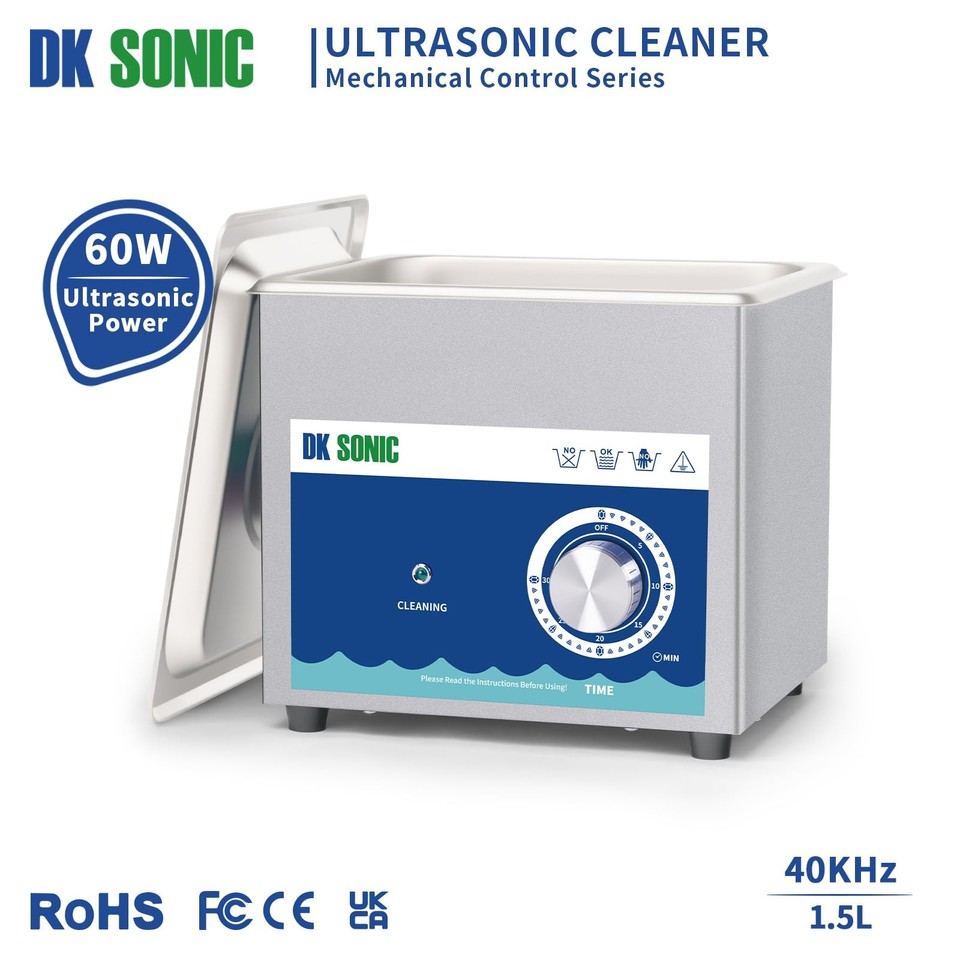 Ultrasonic Cleaner,1.5L 60W Stainless Steel Ultrasonic Jewelry Cleaner ...