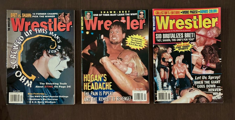 LOT: The Wrestler FULL SET OF 1997 Issues: Jan 1997-Dec 1997 – VG | eBay