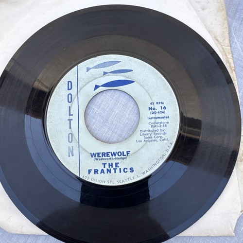 THE FRANTICS Werewolf 45 rpm Dolton No.16 GARAGE/HORROR G+ | eBay