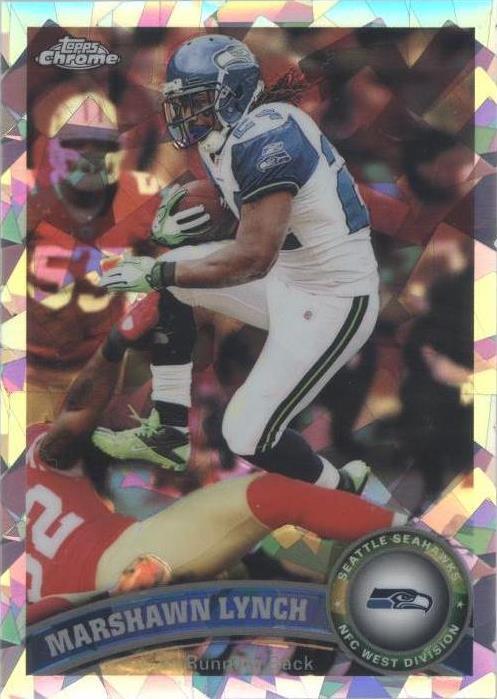 2011 Topps Chrome - Marshawn Lynch #18 Crystal Atomic Refractor /139 ...