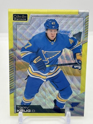 2020-21 O-Pee-Chee Platinum Neon Yellow Surge Torey Krug #99 | eBay