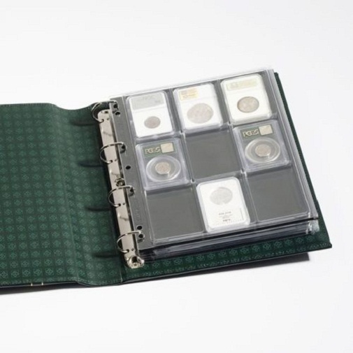 Lot of 12 Clear Certified Graded Coin Slab Album Pages PCGS NGC ...