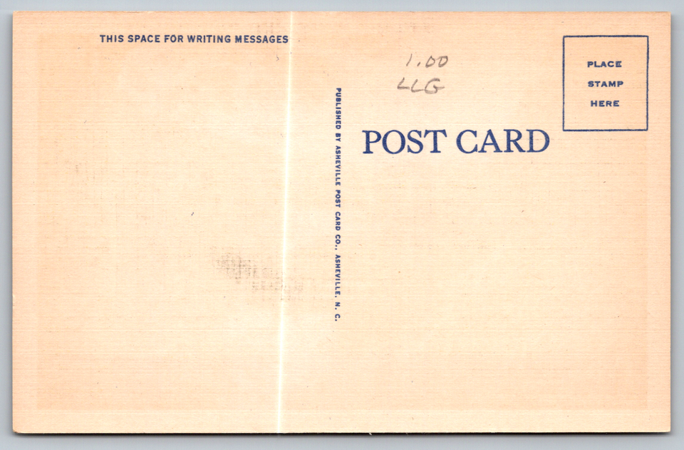 C1950s Rustic Bridge Terry Estate Black Mountiain NC Vintage Postcard ...