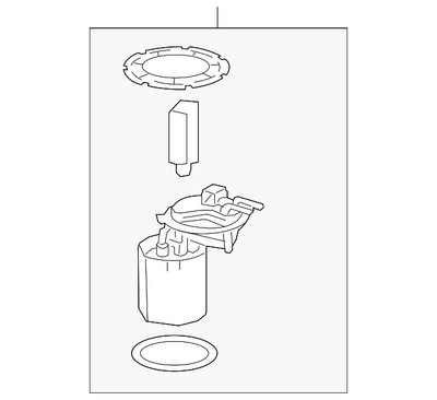 Genuine GM Fuel Pump Module without Fuel Level Sensor with Seal ...