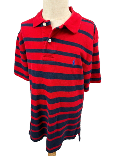 Polo Ralph Lauren Red Youth Boys Short Sleeve Polo Shirt Size Medium | eBay