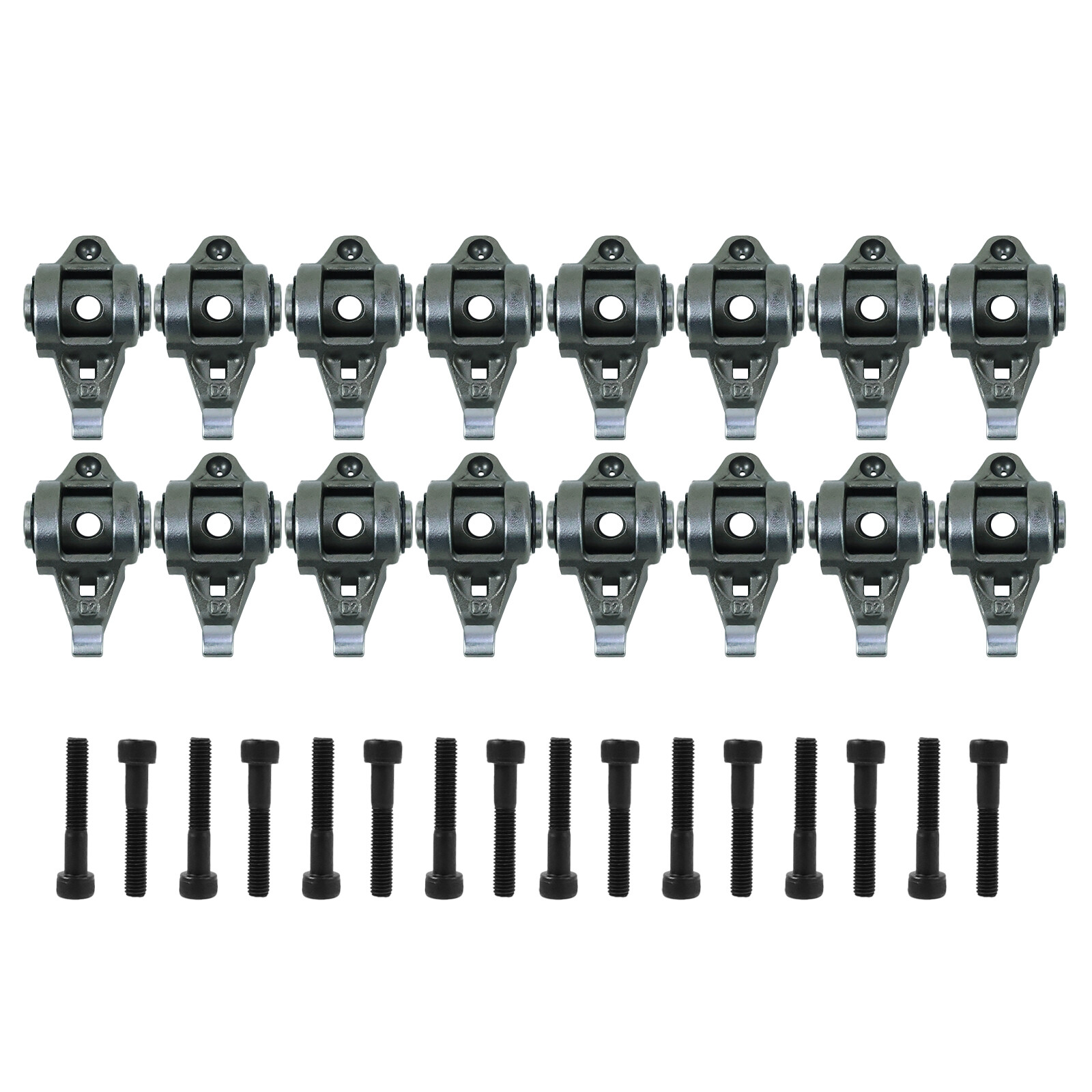 LS1 Rocker Arms with Upgraded Trunion Kit Installed (Qty-16) 4.8 5.3 5. ...