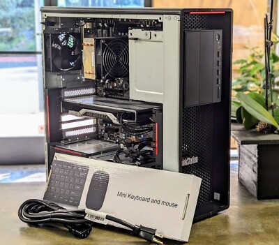 LENOVO P520 Workstation W-2133 32GB DDR4 ECC 900w PSU no storage or GPU ...