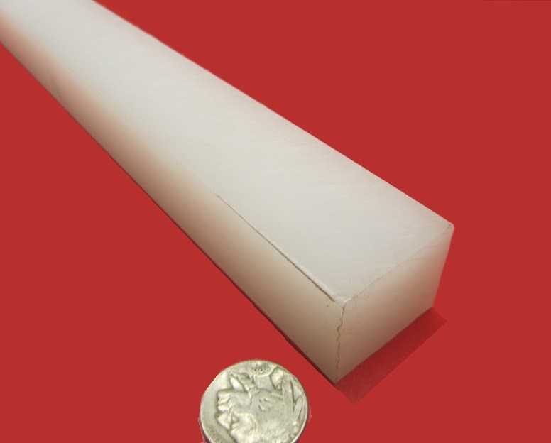 LDPE (Low Density Polyethylene) Bar, 1.25" Thick x 1.0" Wide x 48" Long ...