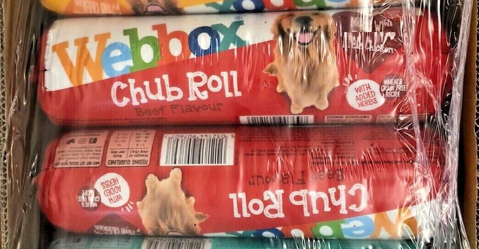 WEBBOX CHUB ROLLS 720g : Assorted, Beef, Chicken or Duck Sleeves Wet ...