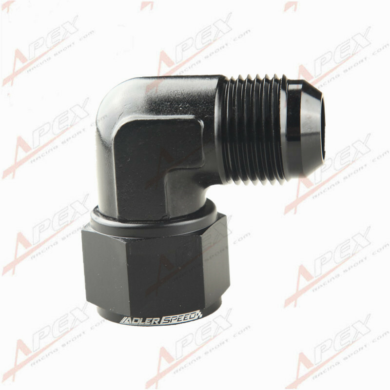 12AN -12AN AN12 90 Degree Female To Male Aluminum Fittings Adapter ...