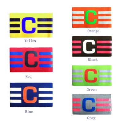 Captain Football Armband Football C Captain Badge Boyfriend Gift ...