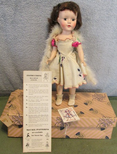 Unusual 1950's American Character 15" Tagged/Boxed "Sweet Alice" Walker Doll~WOW | eBay
