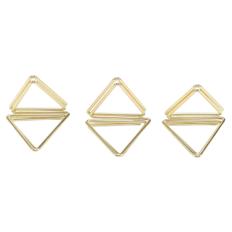 30Pcs Triangle Shape Card Holders Wedding Table Number Holders Photo ...