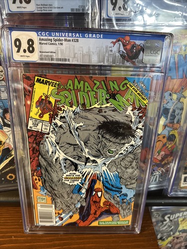 The Amazing Spider-Man #328 Newsstand CGC 9.8 White Pages Todd ...