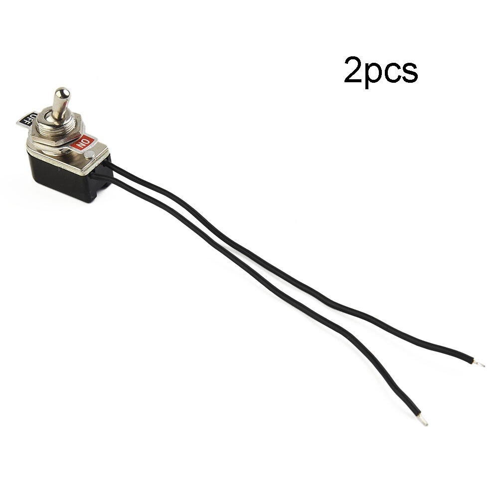 Xtoggle Rocker 2PCS 440V And Below 6A/125V Black+Silver Prewired | eBay