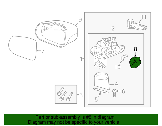 Volvo OEM 2016 Xc90-mirror Motor 31402433 for sale online | eBay