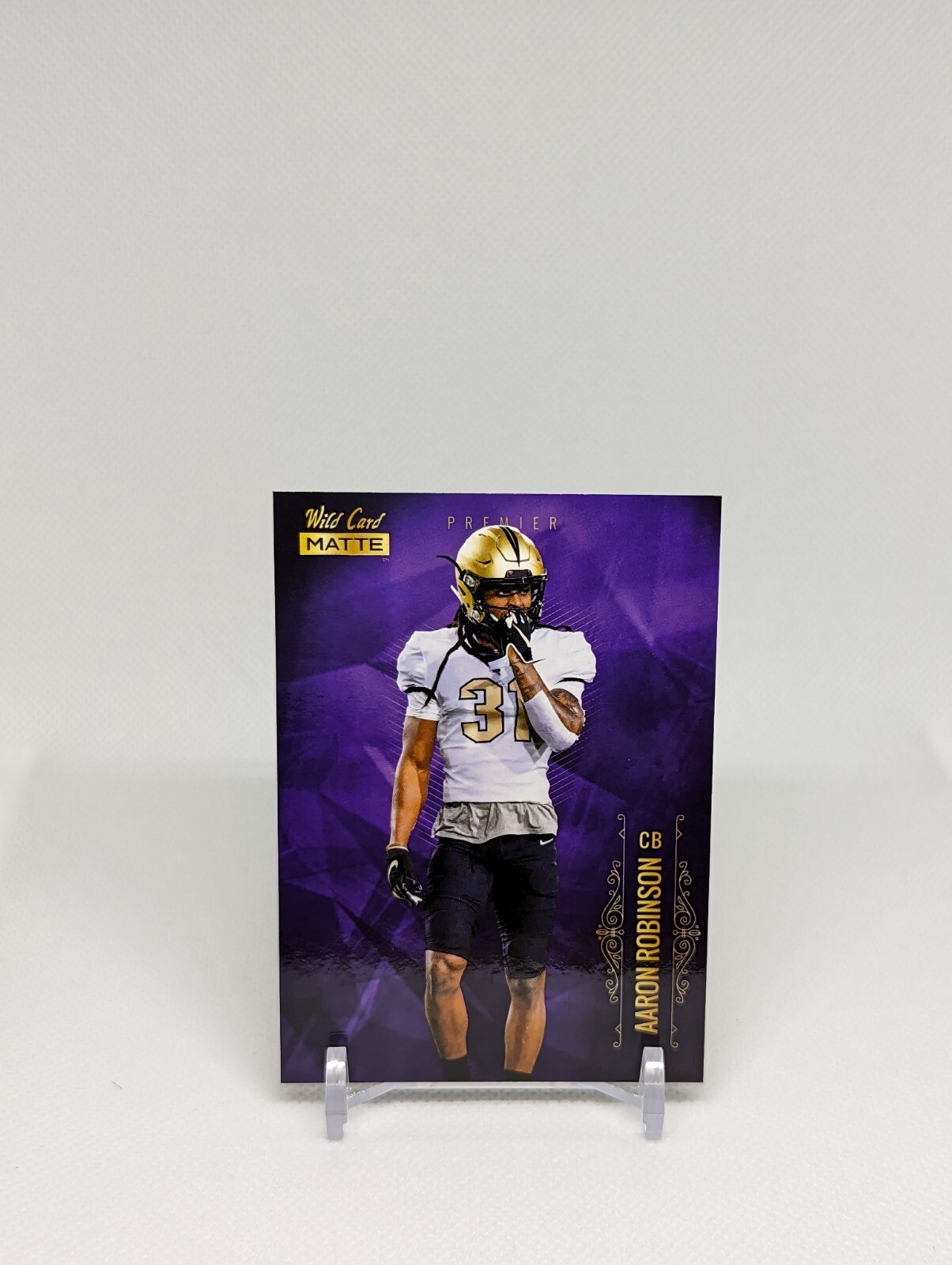 2021 Wild Card MATTE - Aaron Robinson #MBC-53 Chase Purple (RC) for ...