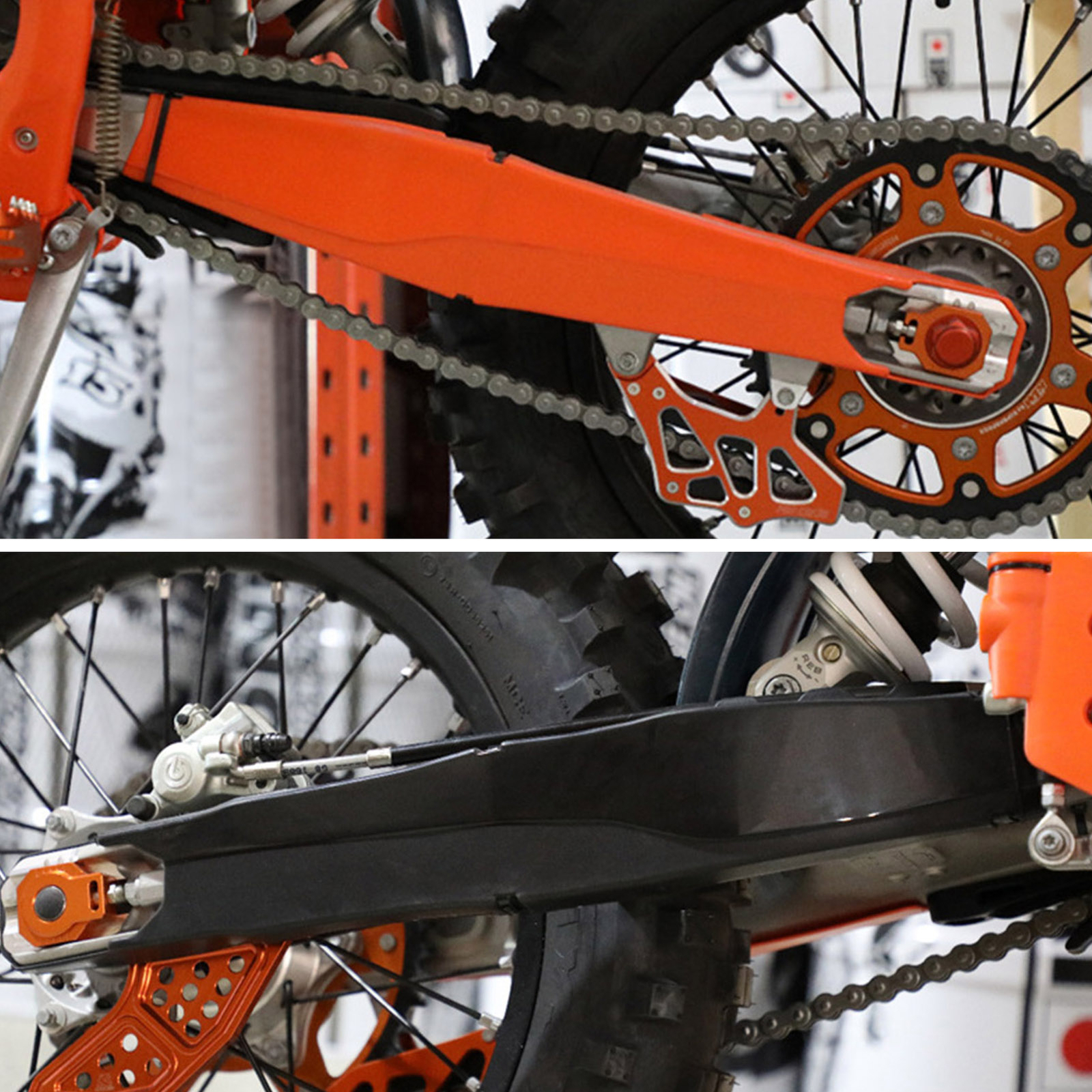 for KTM EXC/F125 200 300 250 350 Swingarm Guard Swing Arm Protector 23 ...