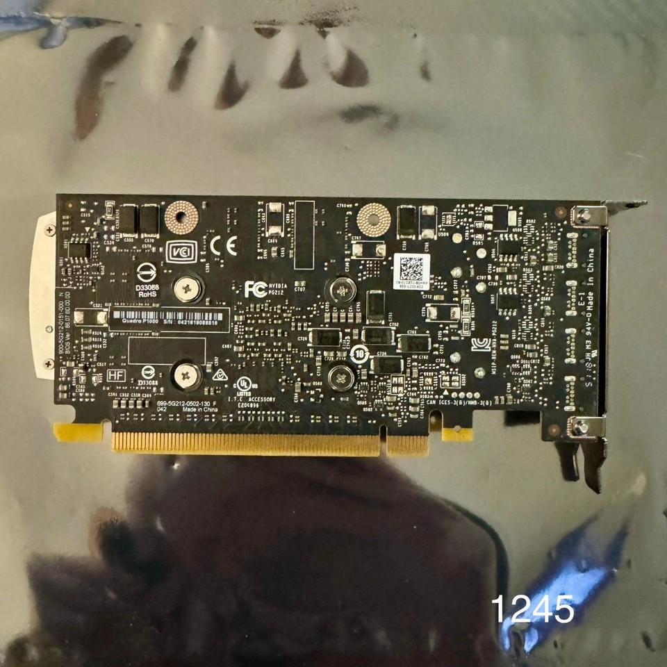 Nvidia Quadro P1000 4GB Professional GPU | eBay