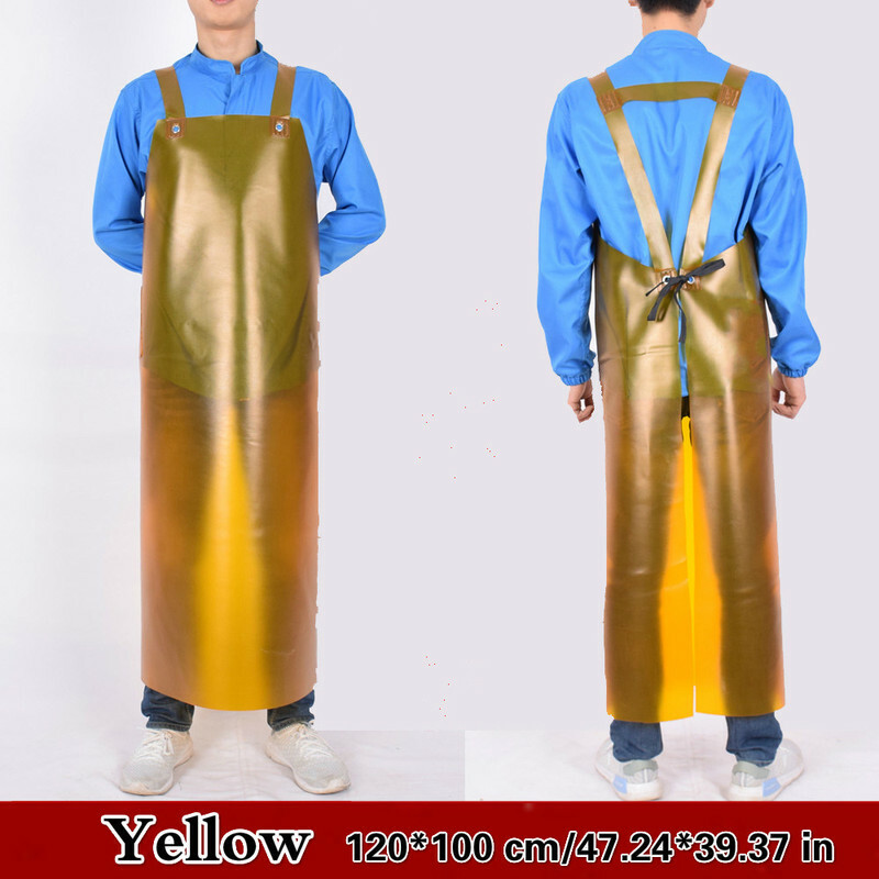 Unisex Heavy Duty Apron Butcher Industrial Kitchen Work Aprons Long ...