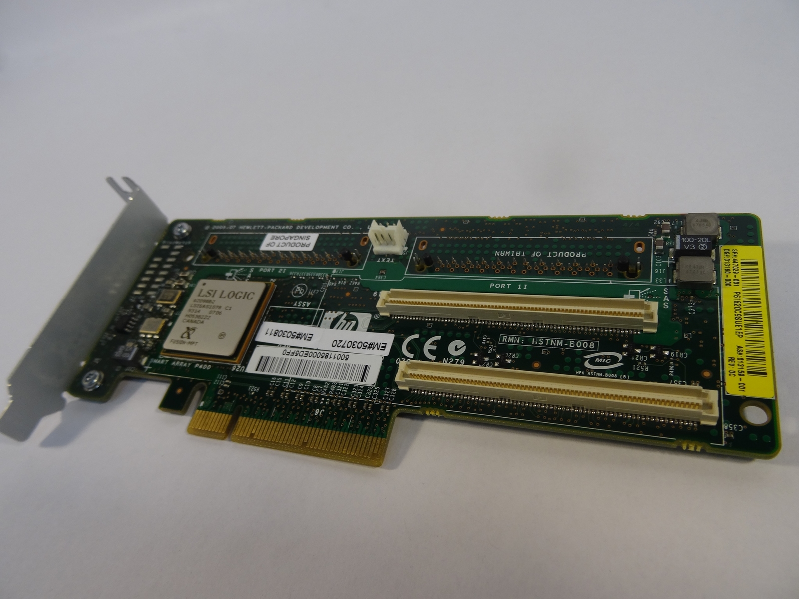 HP SMART ARRAY P400 SAS RAID 256MB CACHE PCI-E CONTROLLER CARD LP ...